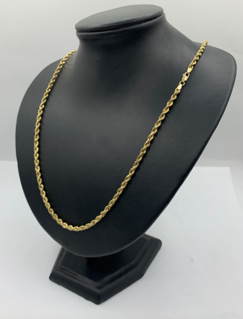 24 Inch 10K Solid Quint Rope Chain – Gold Star Jewellers | Bonnie Doon Mall