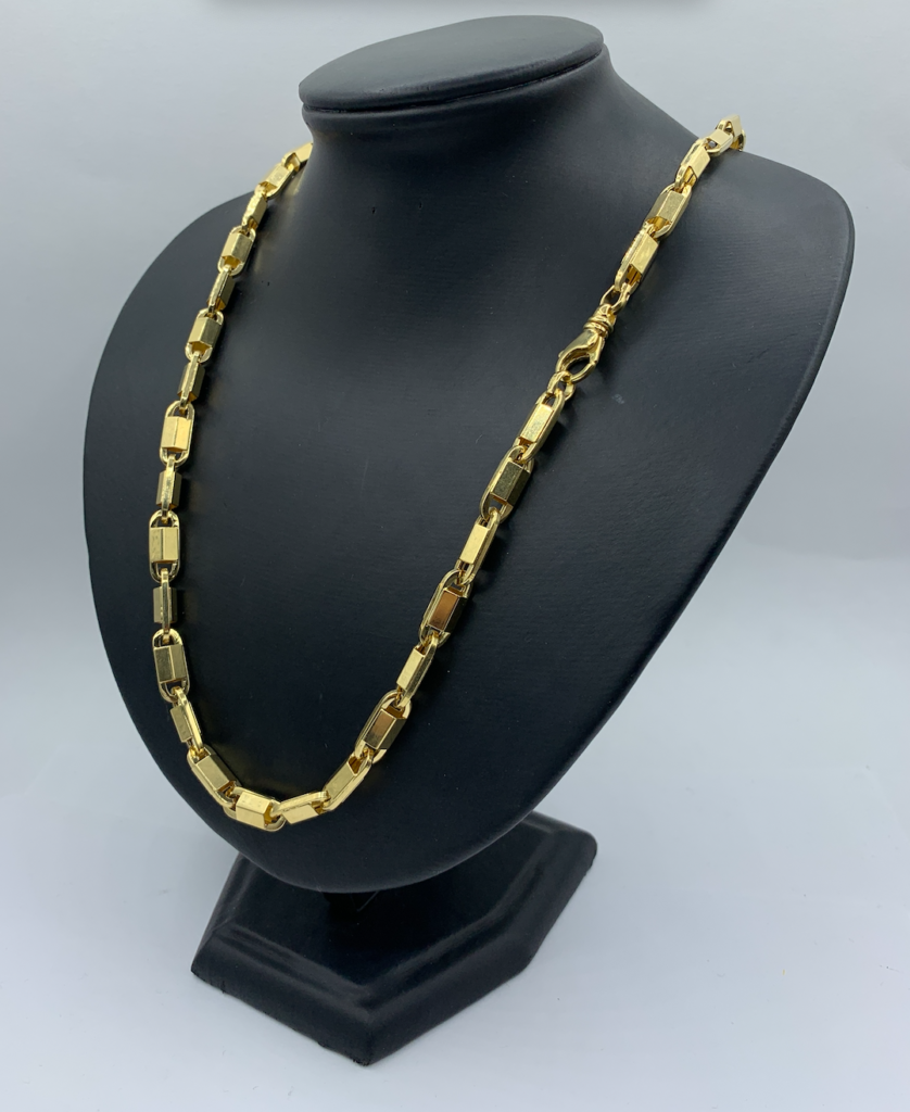 26 Inch 10K Gold Shackle Big Link Chain – Gold Star Jewellers | Bonnie ...